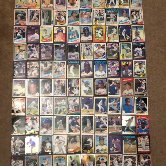 Topps | Other | 0 Los Angeles Dodgers Baseball Cards Steve Garvey ...